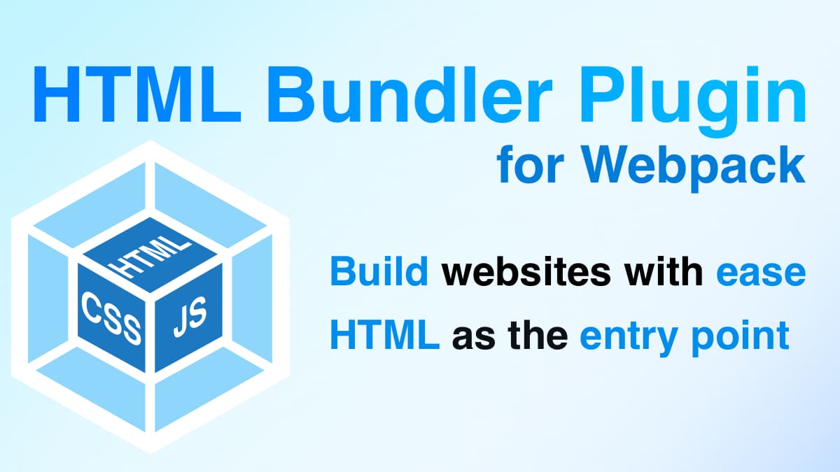 Migrating from html-webpack-plugin | HTML Bundler Migrating from html-webpack-plugin | HTML Bundler
